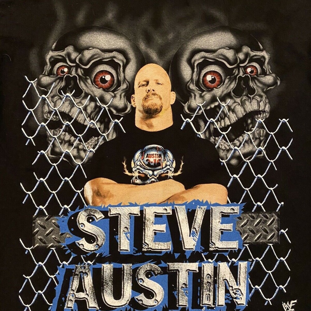 Wwf "Stone Cold Steve Austin" 1999 Vintage T-Shirt - Gem